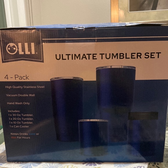 Olli | Kitchen | 4 Pack Tumbler Set 3 Oz Tumbler 20oz Tumbler 0 Oz ...